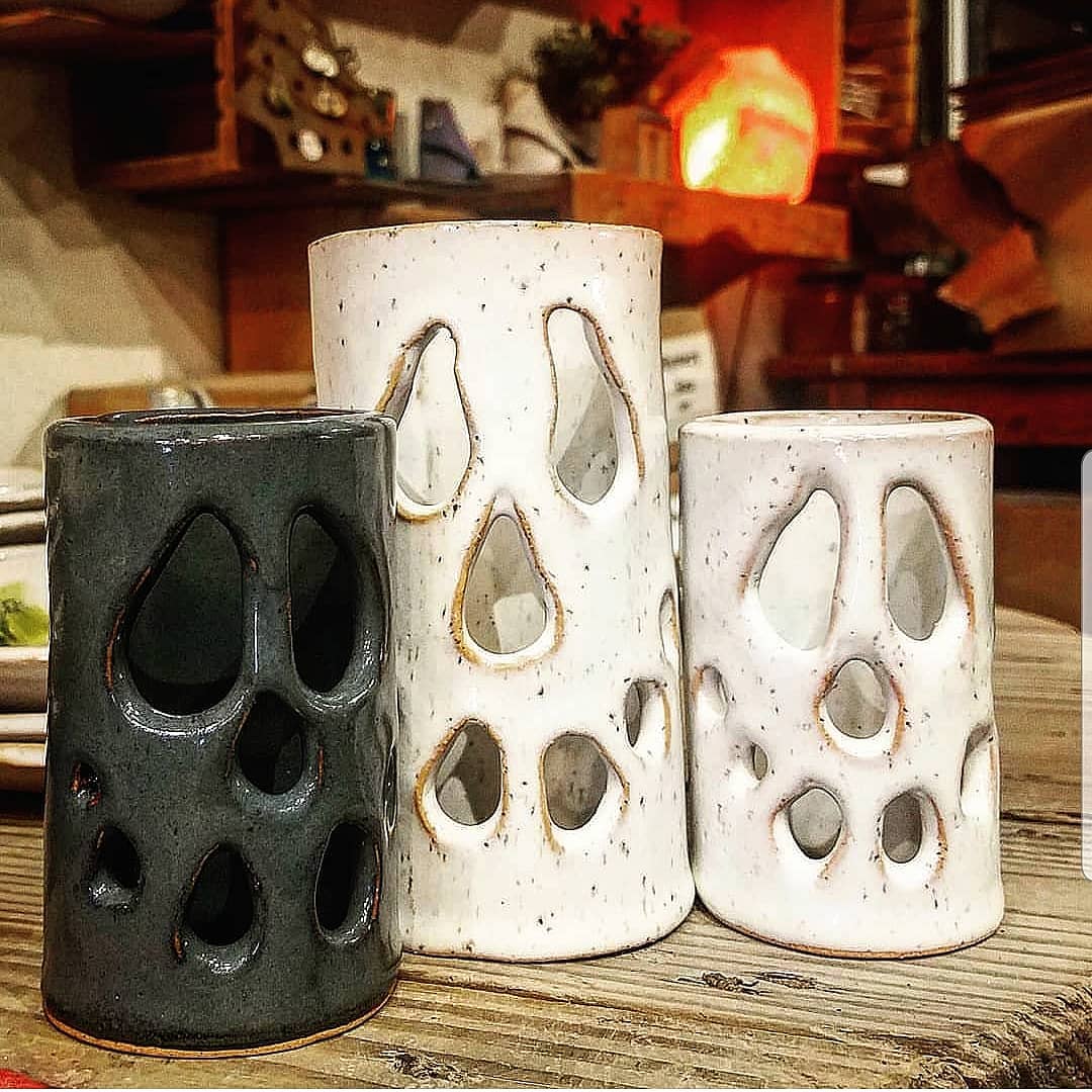 Ghostie Luminary (Small, Medium and Large) – Mud & Maker